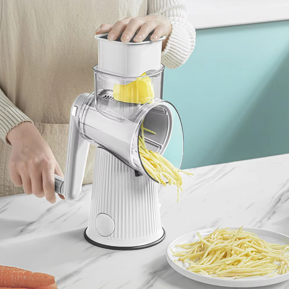 PINCRATES | STAINLESS STEEL ROTARY GRATER 5 in 1 – Pincrates